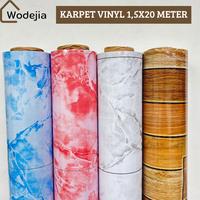 Promo [Wodejia] Karpet Vinyl 3 Layer Glossy Finishing Alas lantai Vinyl ...