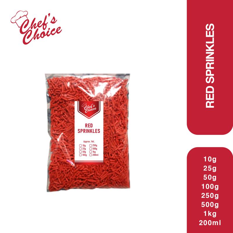 [ZIP LOCK] RED CANDY SPRINKLES 25G 50G 100G FOR DONUT GRAHAM - TikTok ...