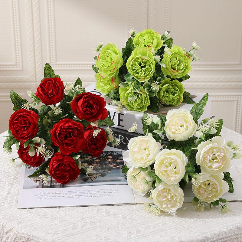 Bunga Tiruan, Bunga Peony, Mawar Tiruan, Sesuai untuk Hiasan - TikTok ...