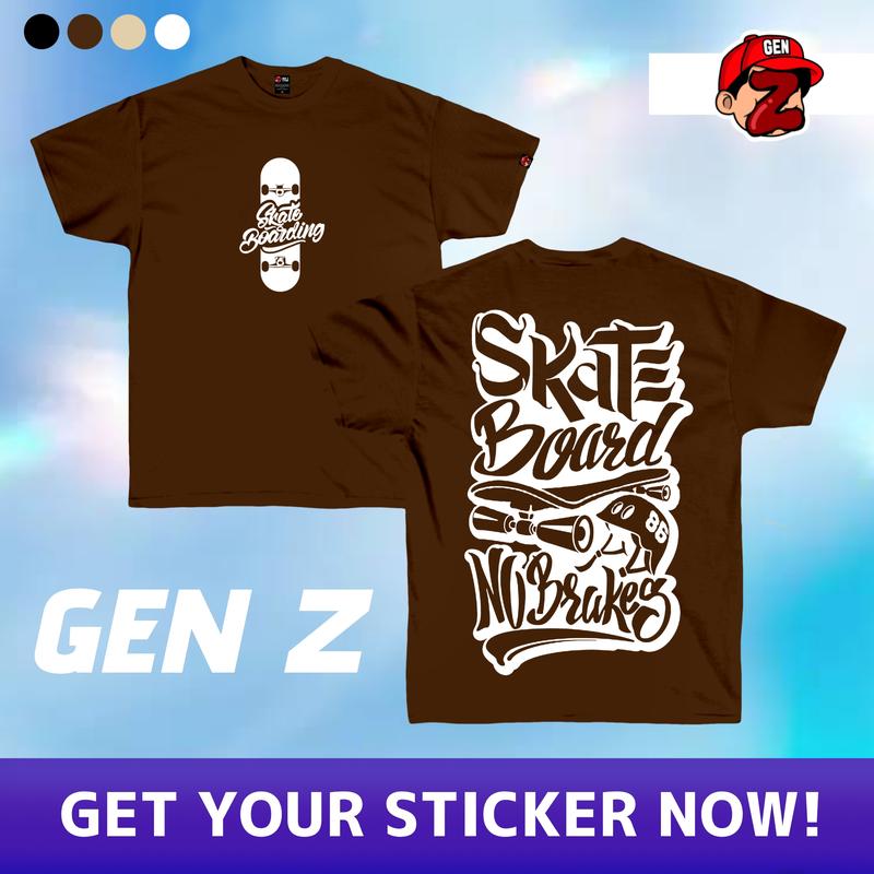 SKATEBOARD - GenZ Clothing Premium Quality Shirt and Premium - TikTok ...