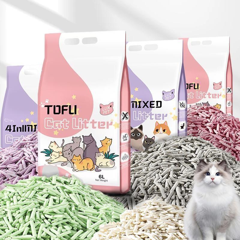 Premium Lux pet Clumping Cat Litter Tofu Cat Litter Sand Pasir Kucing ...