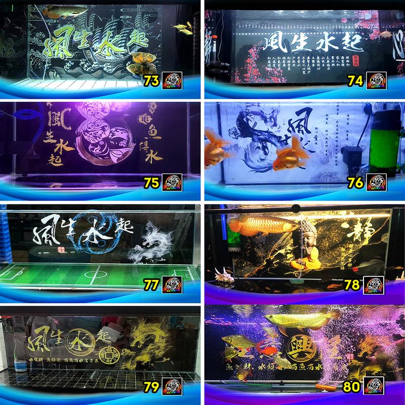 Fish Tank Sticker 2 - TikTok Shop Malaysia