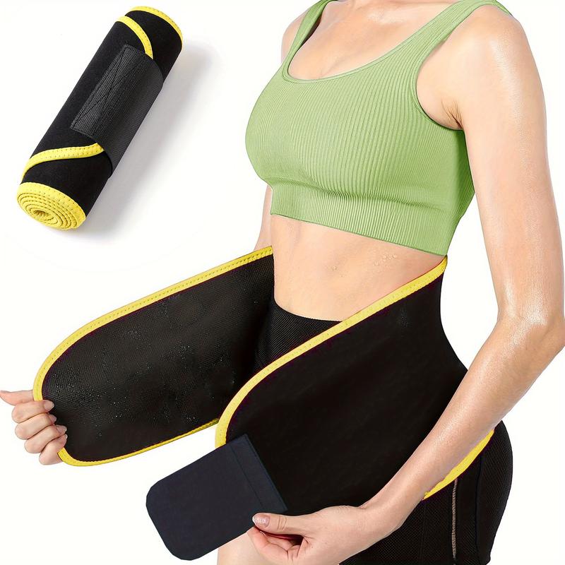 Extended embossed waist shaping belt, slimming trainer, adjustable ...
