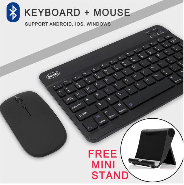 Jual Mini Wireless Bluetooth Keyboard Universal 10 Inch (BONUS MINI ...