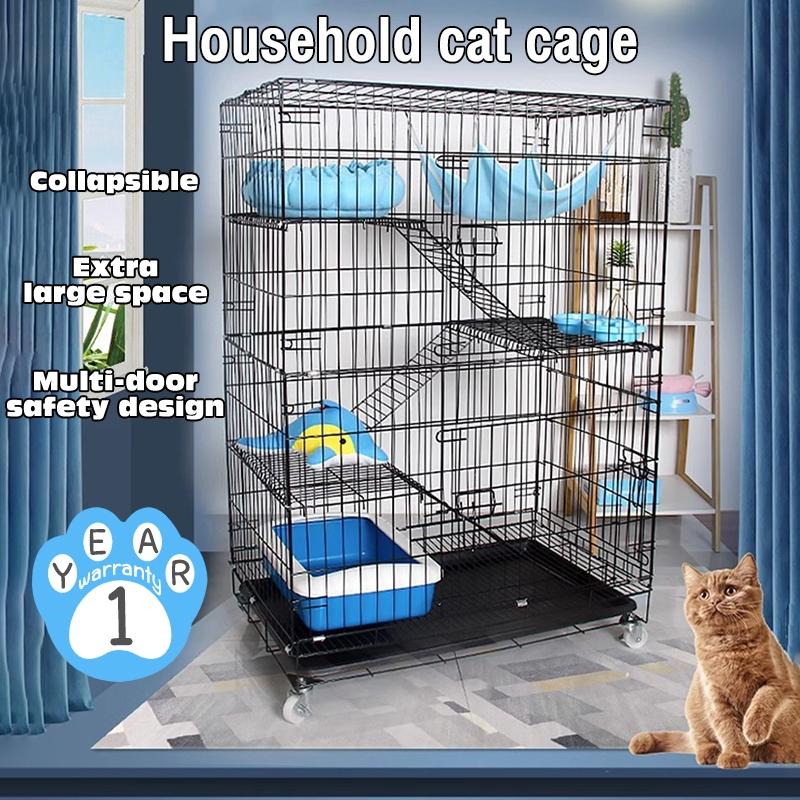 [Reday Stock]Pet Cage Cat Cage Sangkar Kucing Beasr 4 Layer Pet ...