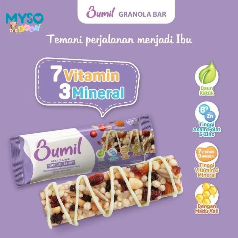 PROMO B1G1 Bumil Granola Bar Rasa yoghurt berry Snack cemilan sehat ibu ...