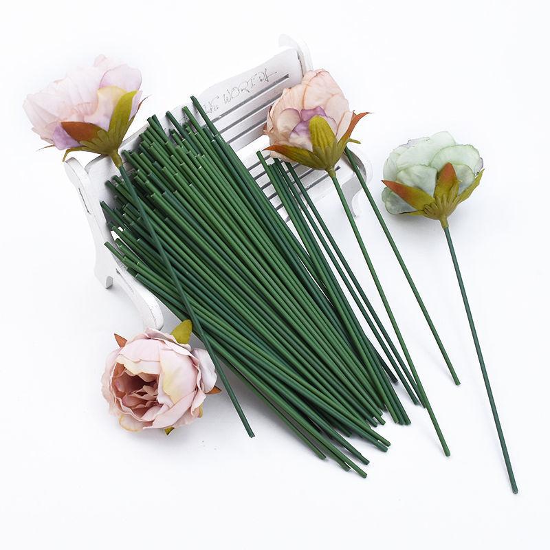 (10pcs) Wire mesh flower material diy flower diameter green wire ...