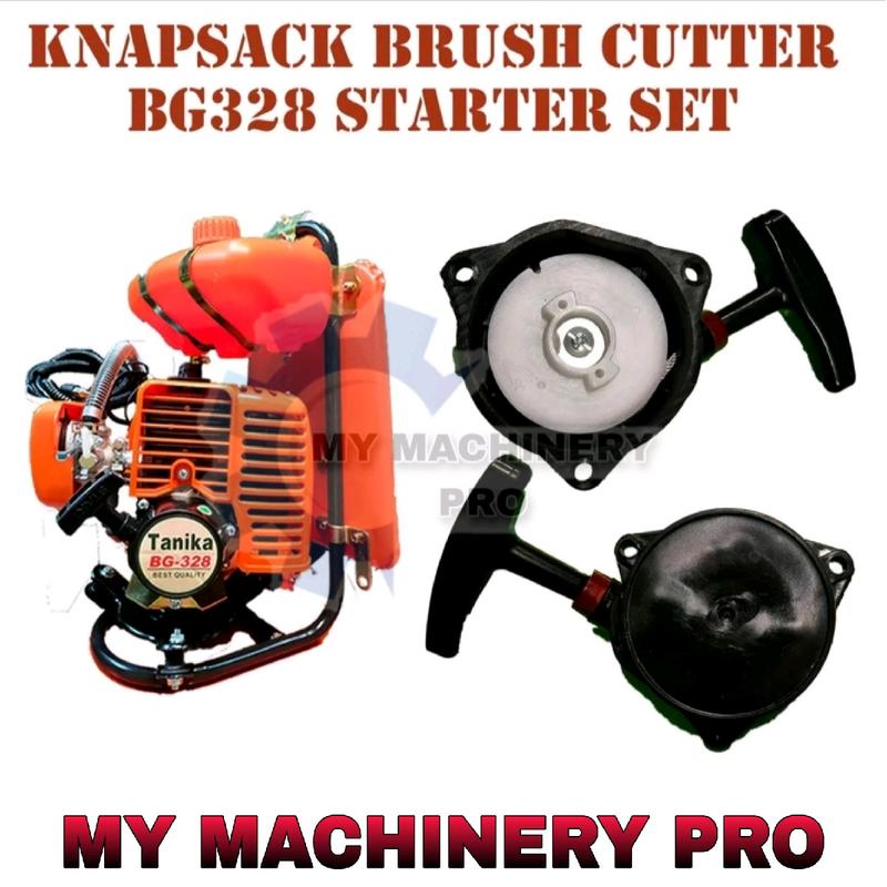 KNAPSACK BRUSH CUTTER ENGINE BG328 STARTER SET MESIN RUMPUT GALAS ...