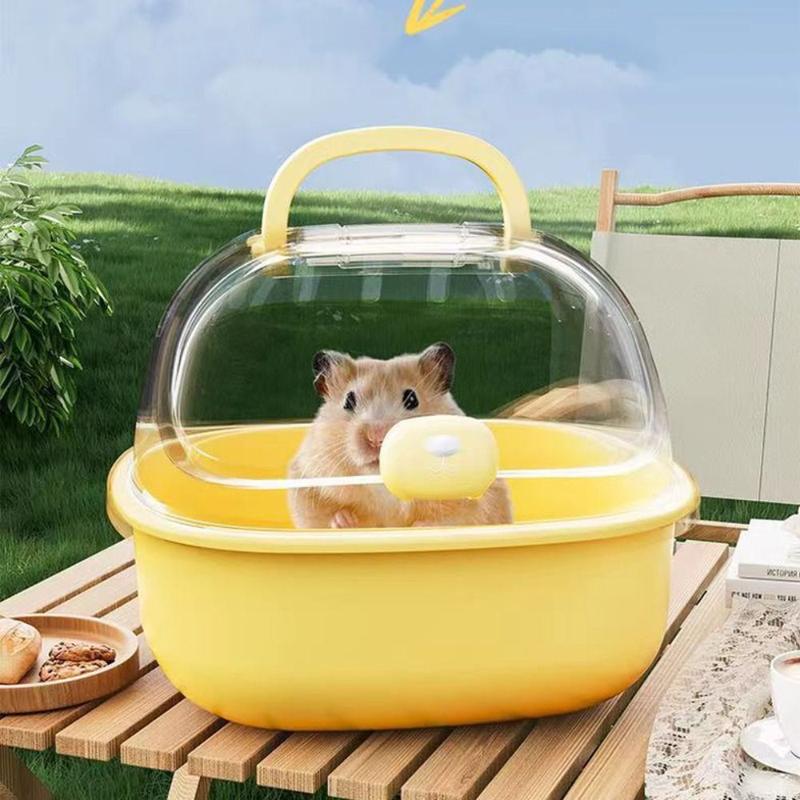 Fashion Handheld Hamster Cage Large Space Sturdy Pet Carryin - TikTok ...