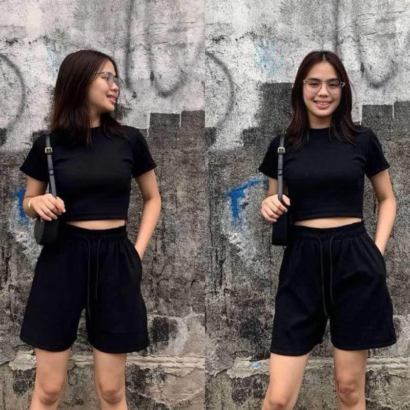 Damitan MNL-Drop Short and Top Set Womenswear Casual Comfort - TikTok Shop Philippines