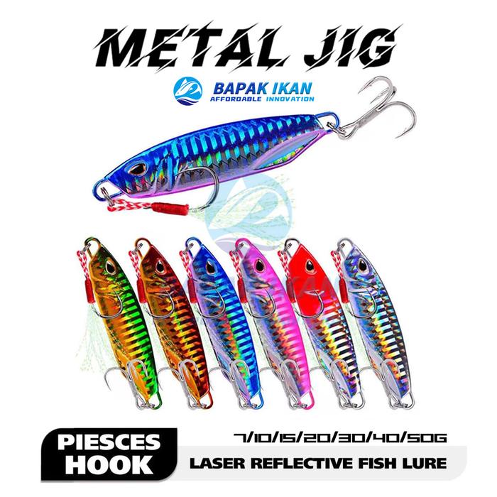 Promo Micro Jig 7g/10g/15g/20g/30g Metal Jig Kiler Umpan Jig Umpan ...