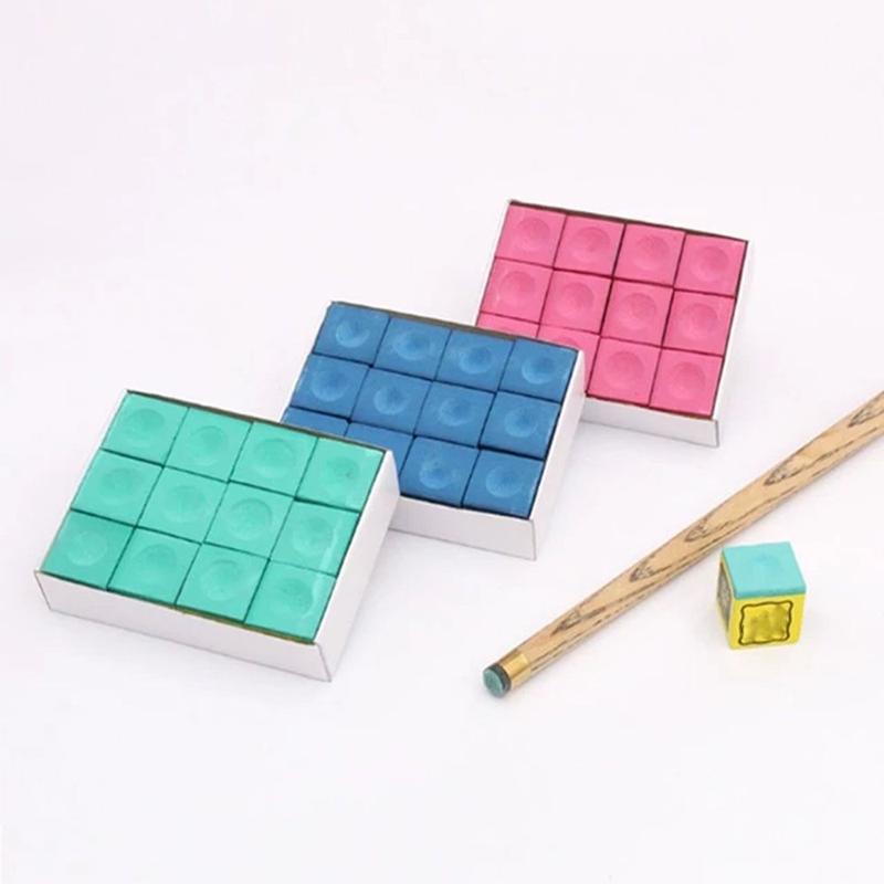 1Pc New Pool Cue Tip Cue Chalk Calcium Carbonate No-slip Billiard ...
