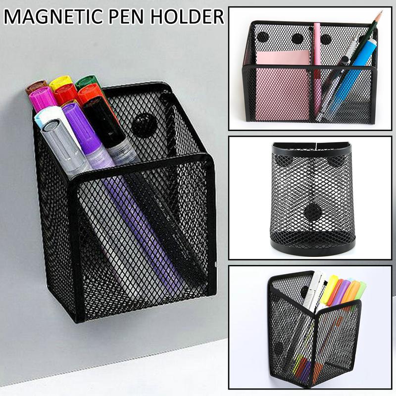 Pemegang Pensel Magnetik, Jaringan Logam Kukuh, Cawan Pen Mudah ...