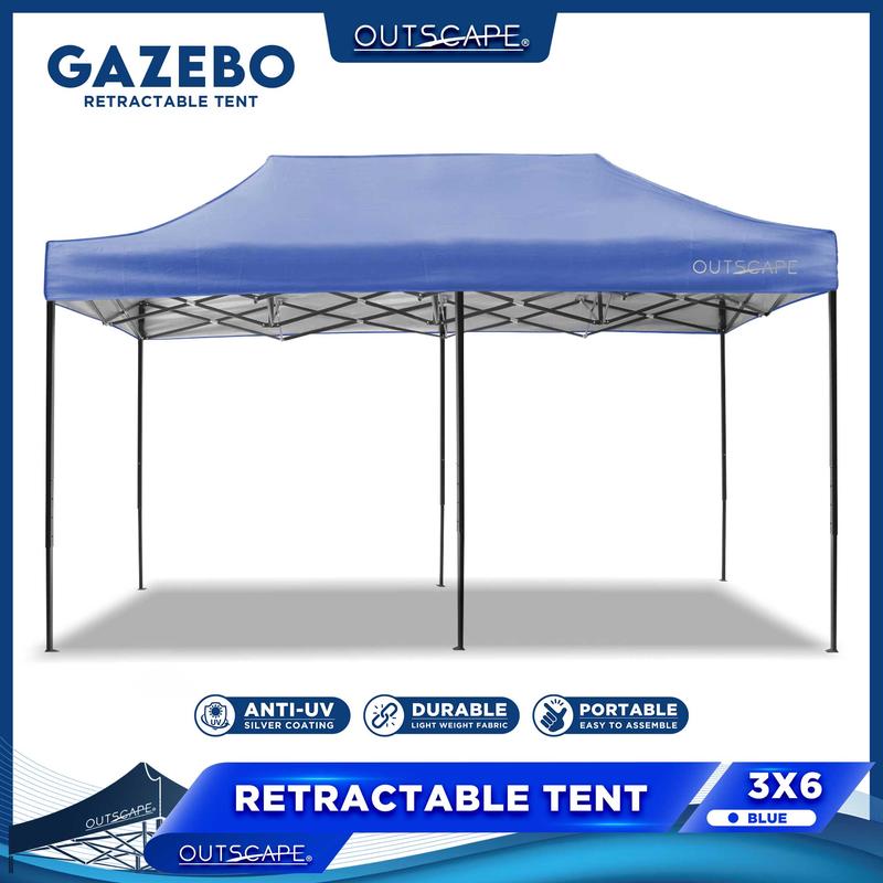 OUTSCAPE HEAVY DUTY Tent 3x6 | 3x4.5 | 2x3 Meter Retractable - TikTok ...