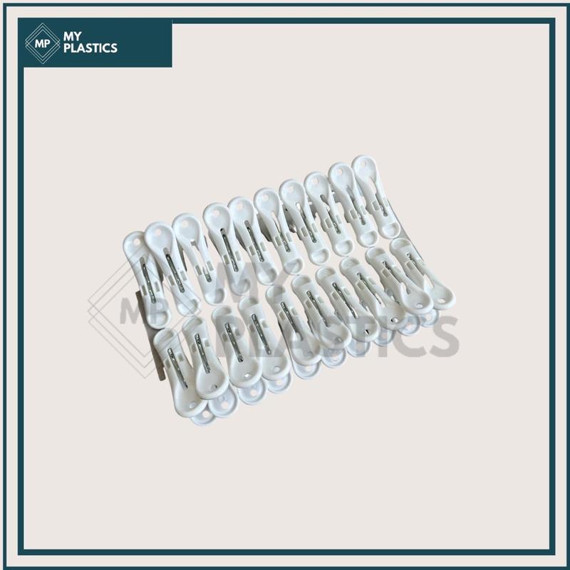 Laundry Pinch 20pcs Hanger Clips Plastic - TikTok Shop Malaysia