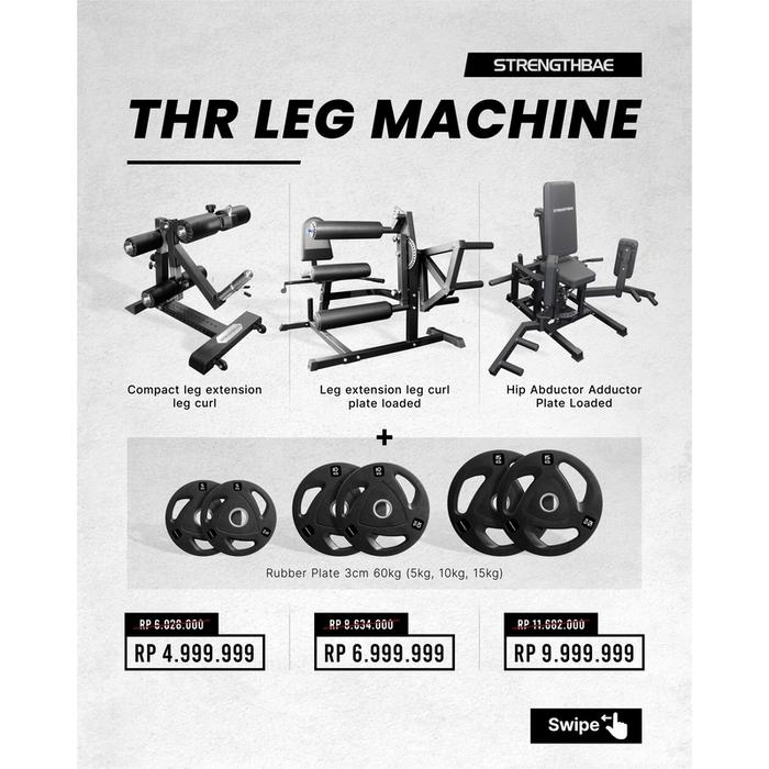 Jual THR Leg Strengthbae Seated Legs Machine Bench Combo Mesin Gym ...