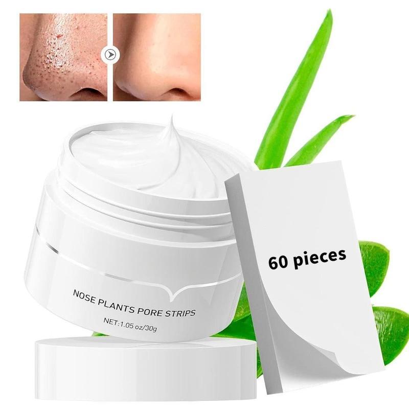 Blackheads & Whiteheads Removal Mask with 60-count Strips, Blackhead ...