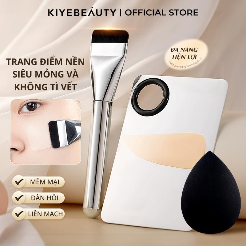 Bộ Dụng Cụ Trộn Tán Kem Nền KIYE Bảng Trộn Kem Nền Bằng Thép - TikTok ...