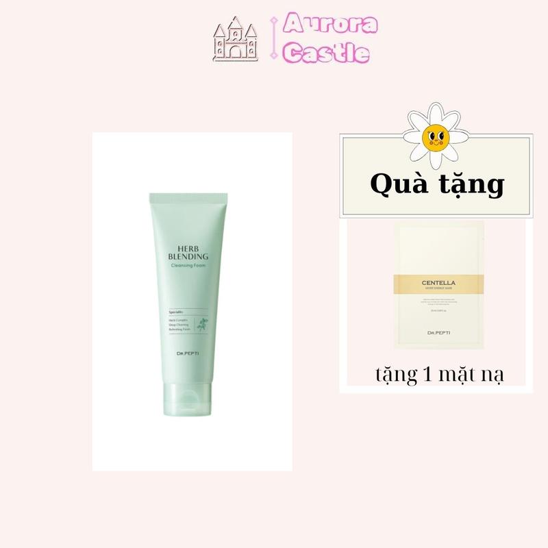 [ Tặng 1 mặt nạ Pepti ] Sữa Rửa Mặt Tạo Bọt Bạc Hà Trà Xanh Dr.Pepti+ ...