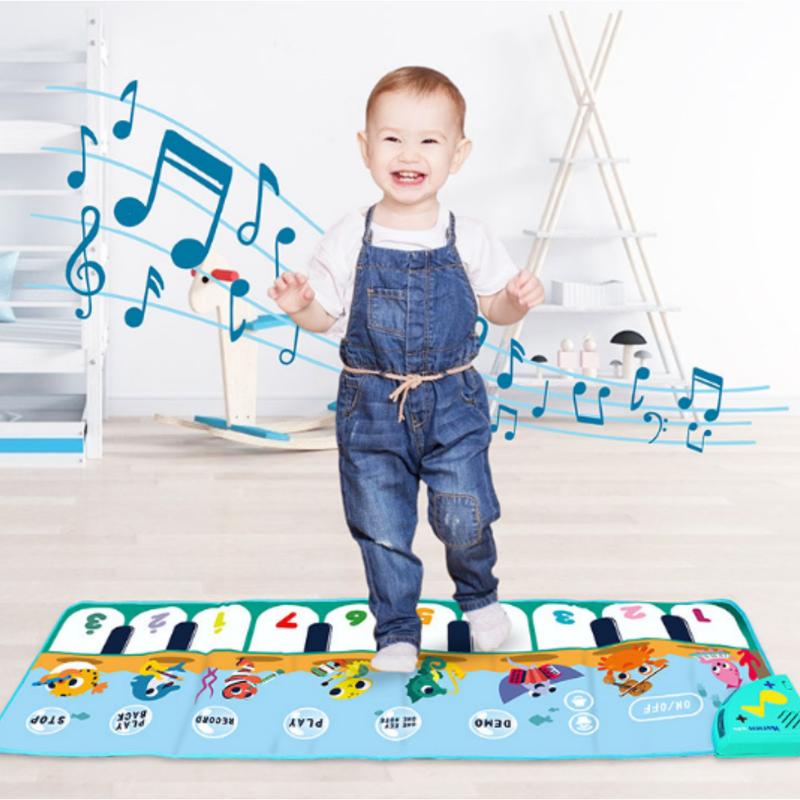 Coolplay 110x36cm Musical Piano Mat for Kids Toddlers Floor Keyboard ...