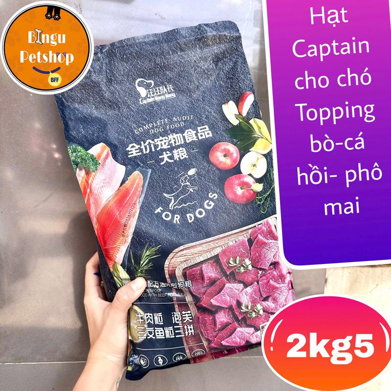 (2,5Kg) Hạt Captain cho Chó kén ăn, từ thịt bò, cá hồi và tá - TikTok ...