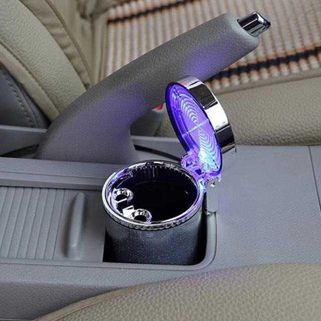 Asbak Mobil dengan LED anti tumpah desain unik - Shop | Tokopedia