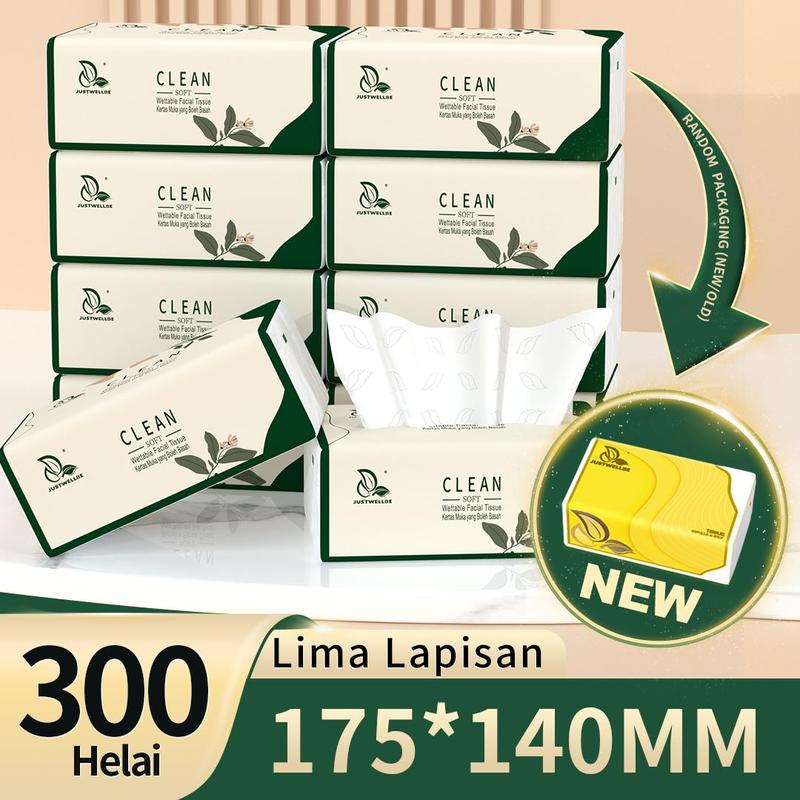 【10Pack】JUSTWELLBE Tisu viral 5-Ply Tissue Facial Tissue Sof - TikTok Shop Malaysia