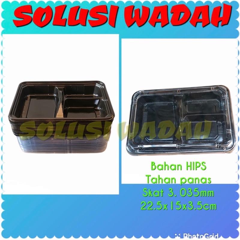 Tray Mika Bento Sekat 3 / Tray Bento 3 Sekat / Box Bento [HARGA - Shop ...