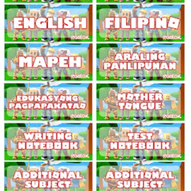 Customize Name and Subject sticker label for Kids Notebook - TikTok ...