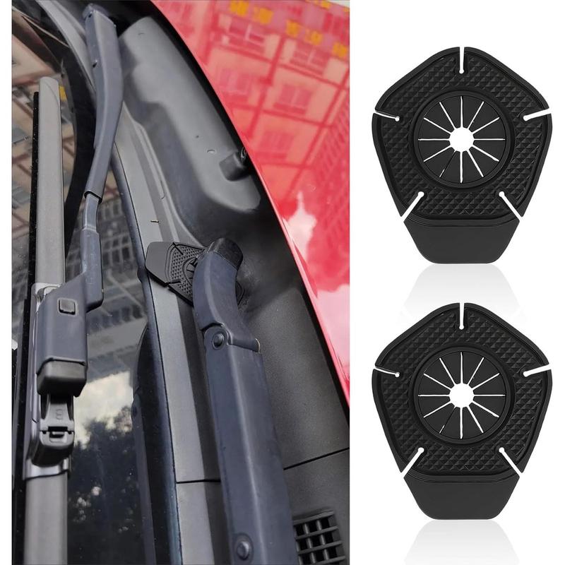 2PCS Car Wiper Arm Hole Protection Pad, Silicone Windshield Wiper ...