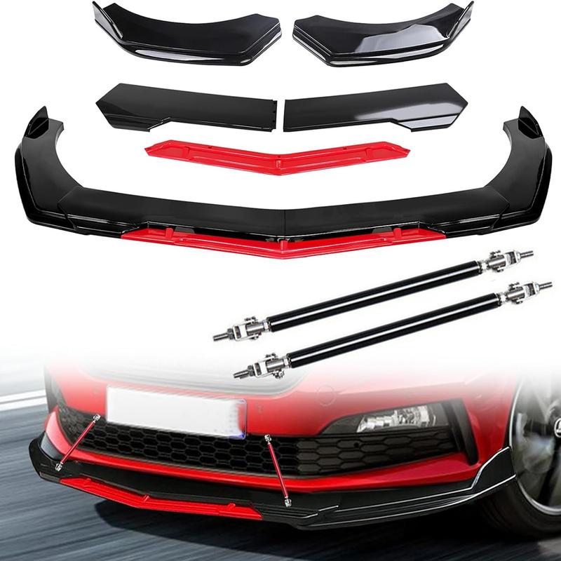 Front Bumper Lip Splitter, Car Universal Adjustable Spoiler Car ...