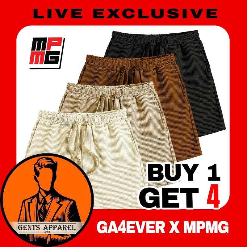 GA4EVER x MPMG Buy 1 Get 4 Corduroy Plain Shorts With Two Side - TikTok ...