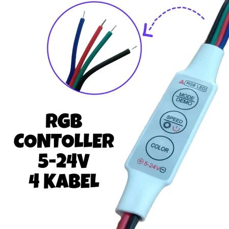 MODUL LED CONTROLLER SINGLE / RGB 3 WARNA 5 - 24 V per 1 Pcs - Dimmer ...