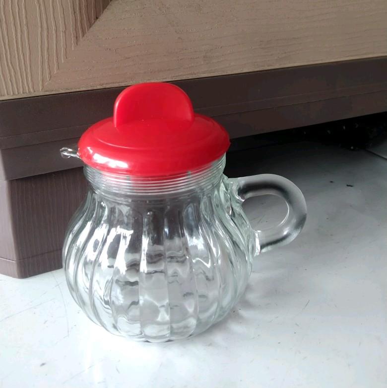 Pitcher Kaca Mini Tutup Water Jug Pitcher Creamer / Milk / Honey - Shop ...