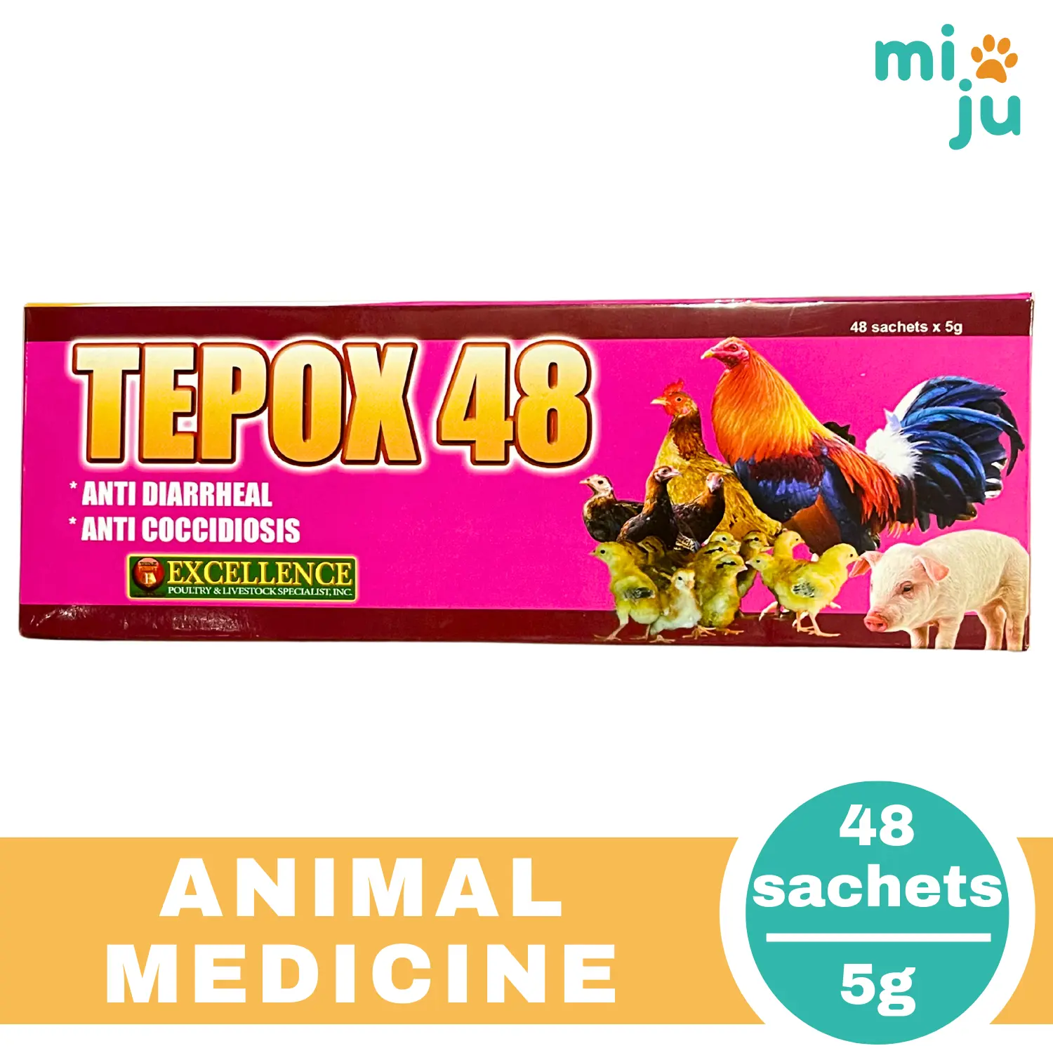 Tepox 48 (1 Box/48 Sachets x 5g) - TikTok Shop Philippines