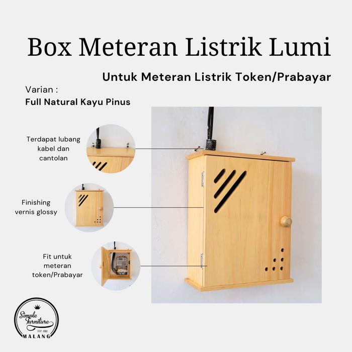 Jual Box Meteran Listrik Prabayar / Token LUMI - Natural, Tanpa Bubble ...