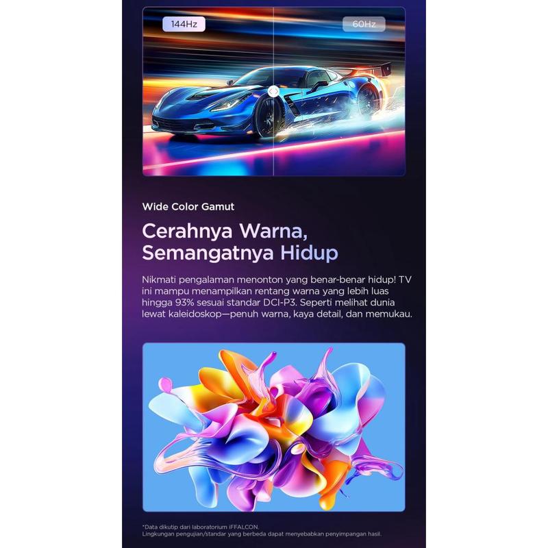 iFFALCON 65inch U75 NEW Series Google TV (Android 12) Smart Digital ...