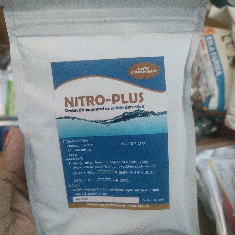 nitrobacter probiotik untuk kolam ikan lele nitro-plus - Shop | Tokopedia