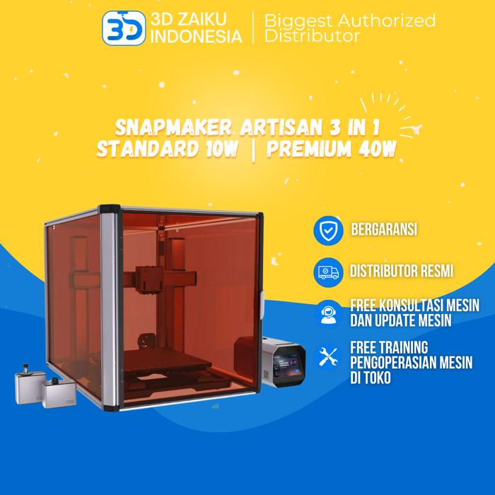 Promo Original Snapmaker Artisan 3 in 1 Large Advanced Dual Extruder 3D ...