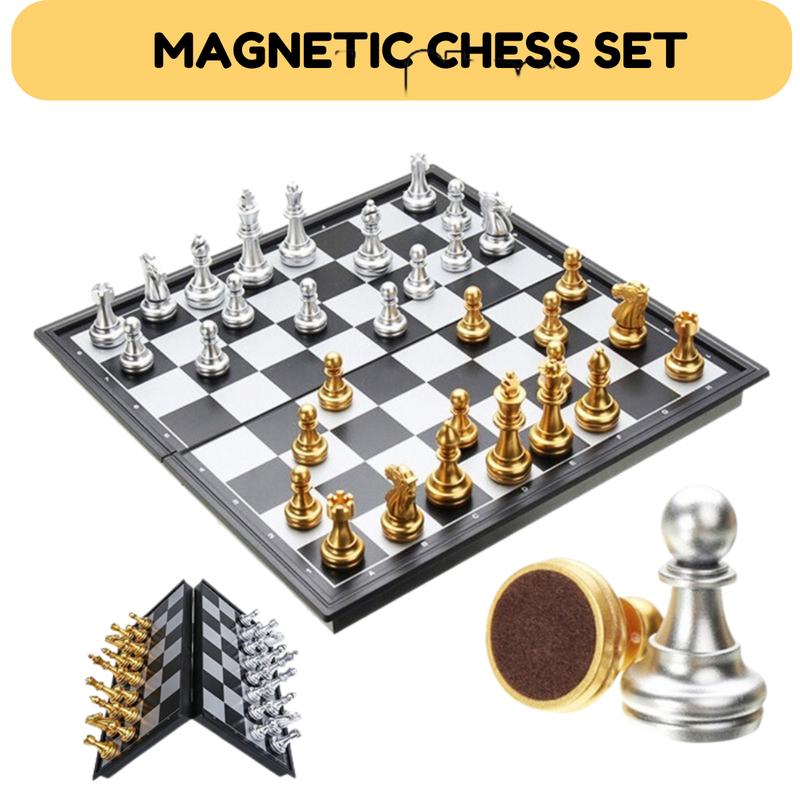 Magnetic Chess Set /Folding Chess Game/Chess Board Game/Permainan ...