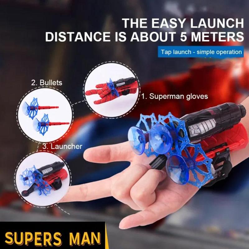 Spider Silk Launcher + 3 Suction Cup Bombs + Rope + 2 Straps - TikTok ...