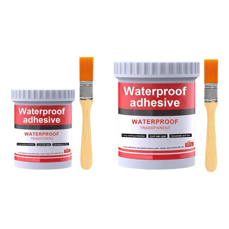 Waterproof Coating Glue with Brush Wall Mending Agent Repair - TikTok ...