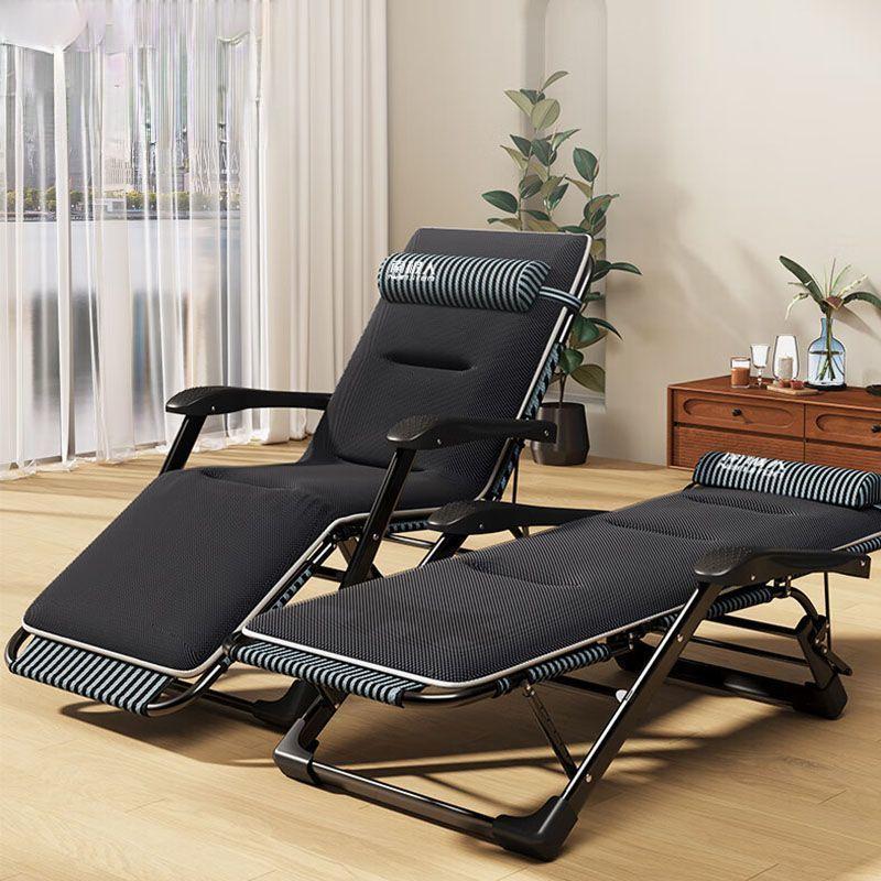 Folding Bed Nap Home Lunch Portable Office Deck Chair Thickened Balcony ...