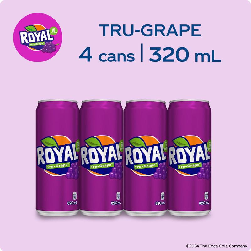 Royal Tru-Grape 320mL - Pack of 4 - TikTok Shop Philippines