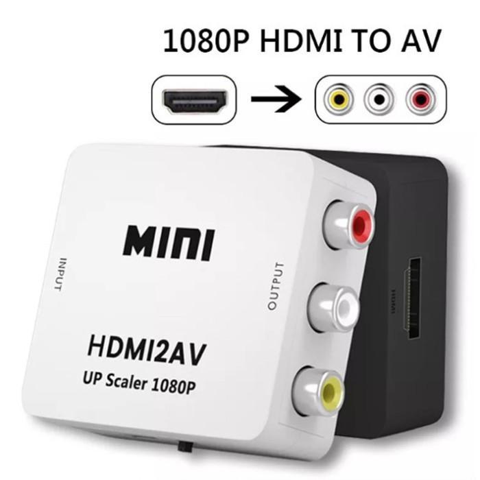 Promo Mini Box HDMI2AV / HDMI TO AV RCA Converter Adaptor / Mini ...