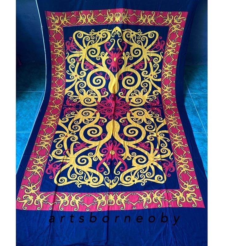 KAIN PANTAI MOTIF DAYAK , KAIN PANTAI MOTIF KALIMANTAN ,KAIN - Shop ...
