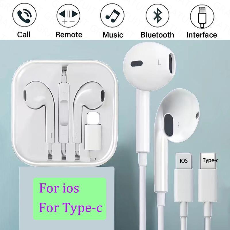 Fon Kepala, Untuk Apple iPhone 14 dan 15, Fon Telinga Bluetooth ...