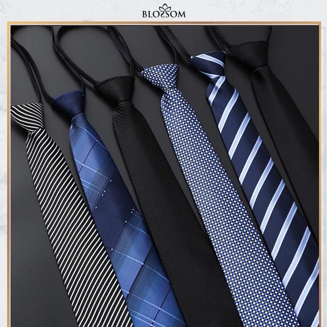 [Blossom] Gentlemen NeckTie Smart Business Easy No Knot Rubber - TikTok ...