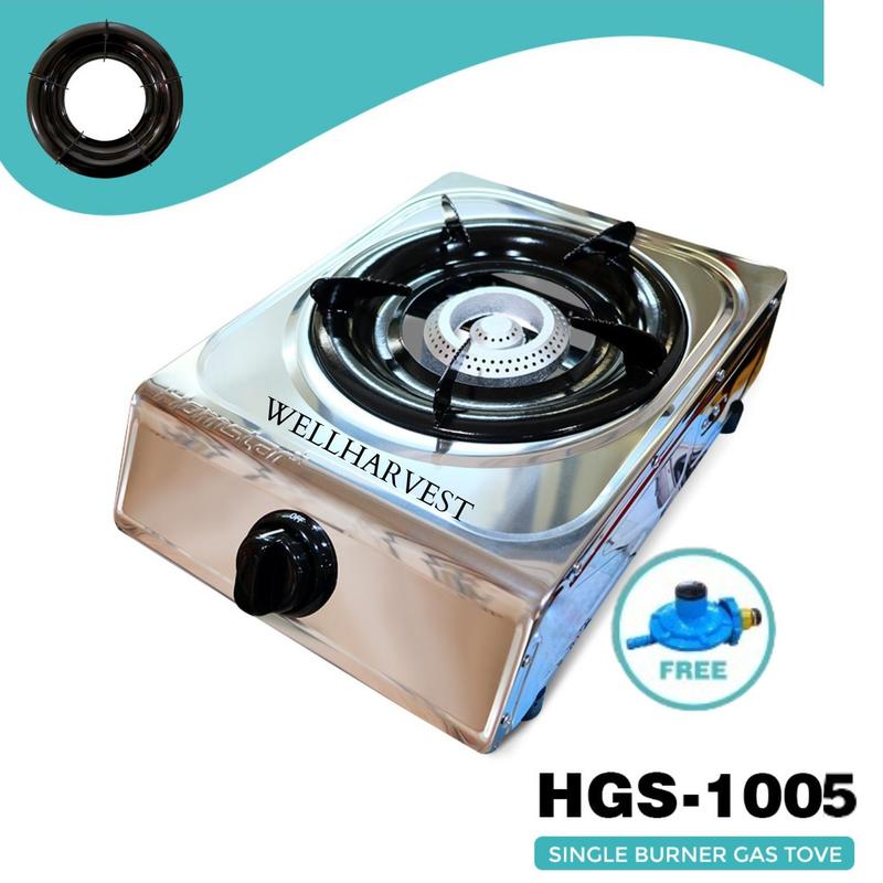 (Homstar) Single Gas Stove with free LPG regulator Stainless - TikTok ...