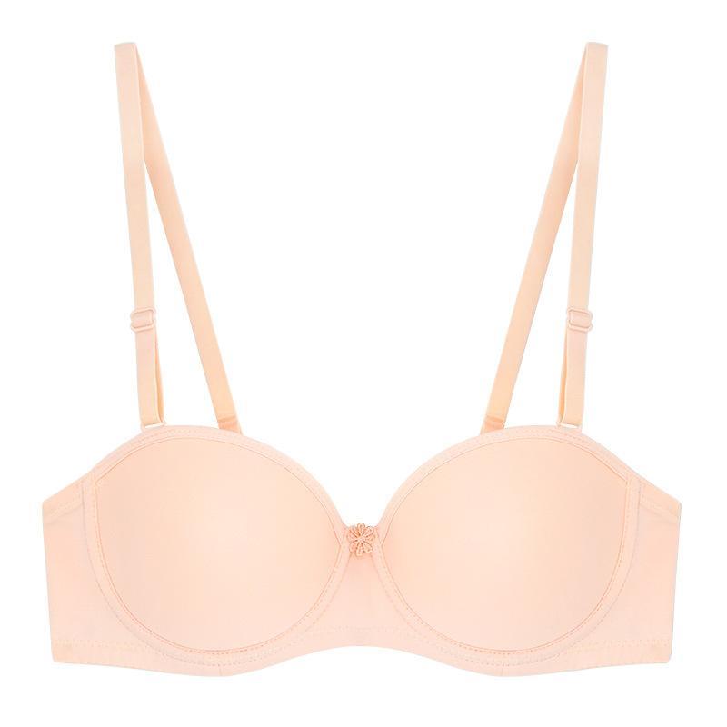 32A 34A 36A 38A Cup Underwired Strapless Half-cup Bra (Baju Dalam ...